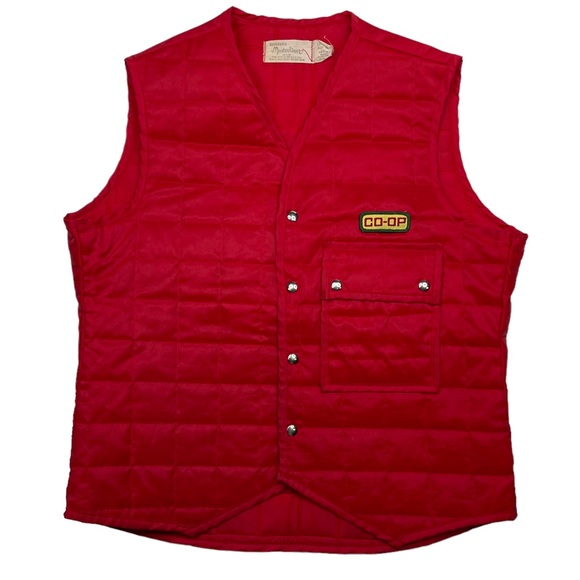 Vintage | Jackets & Coats | Vintage Coop Vest Size 42 Large Quilted ...